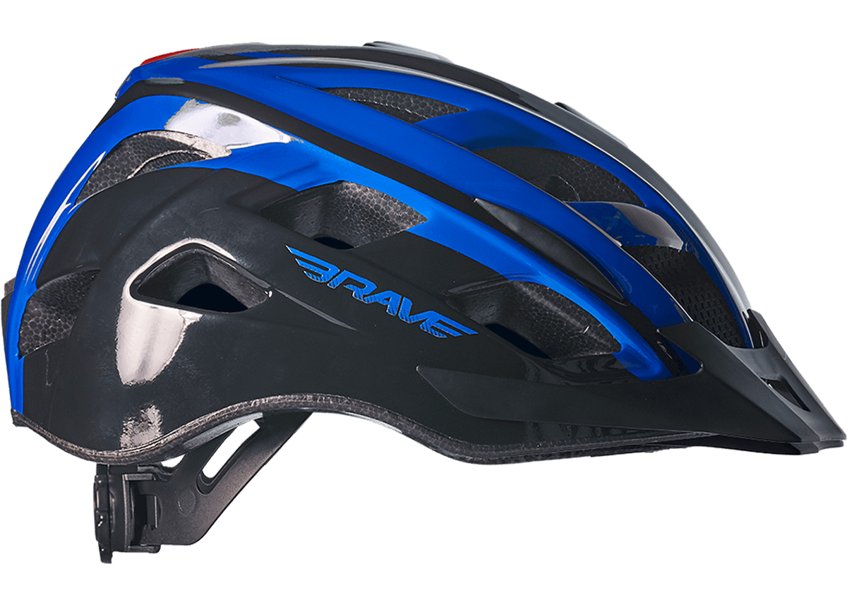 CAPACETE CICLISMO ENDURO AZUL BRAVE