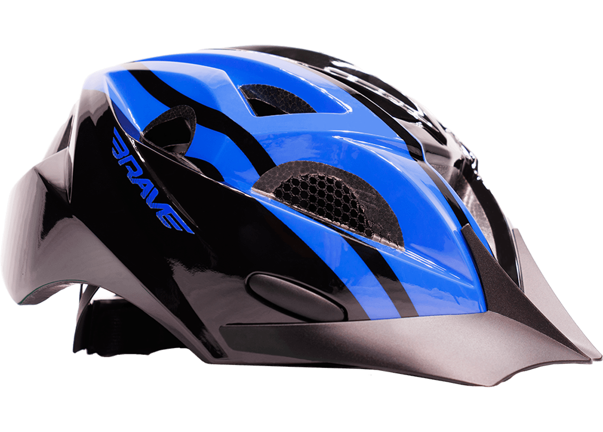 CAPACETE CICLISMO ROUTE FLASH AZUL BRAVE